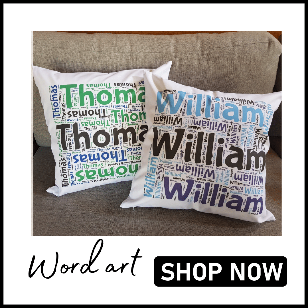 All Over Name Pillows | Name Pillows Australia | Customised Pillows ...
