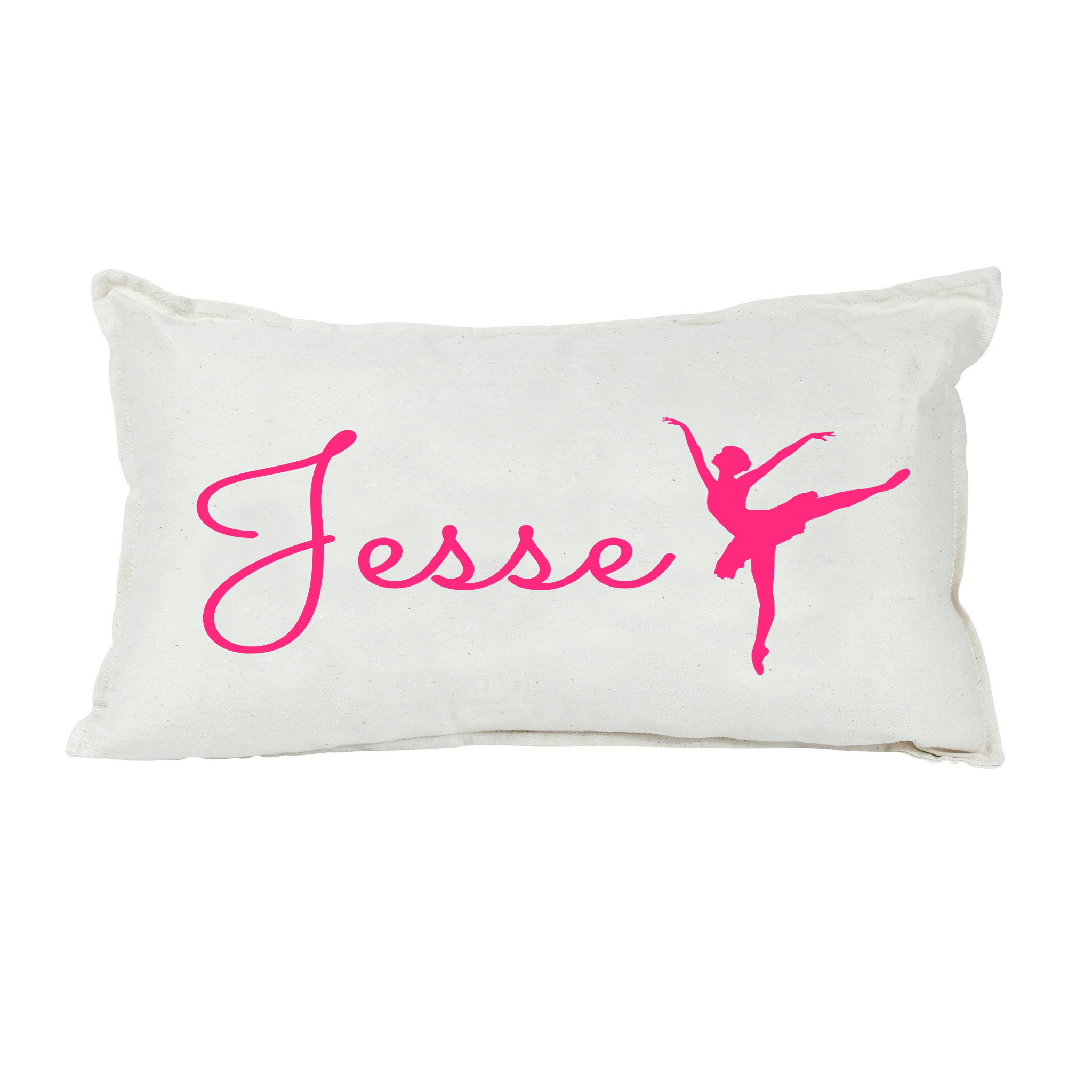 Ballerina Pink Rectangle Pillow | Ballet Theme Pillow | Ballerina Decor ...